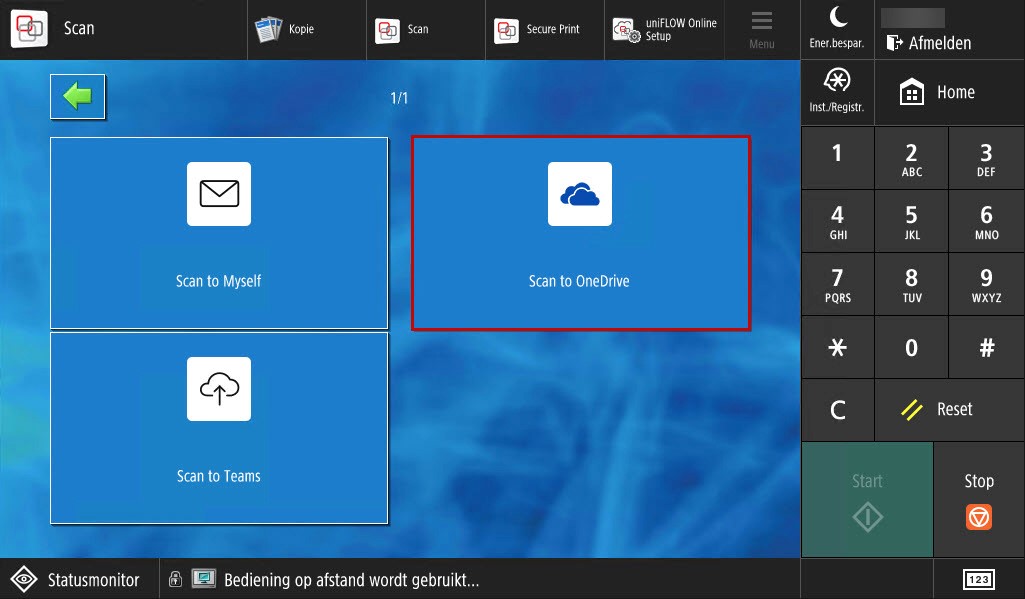 Scan en verzend een document naar OneDrive – _Master Help Center